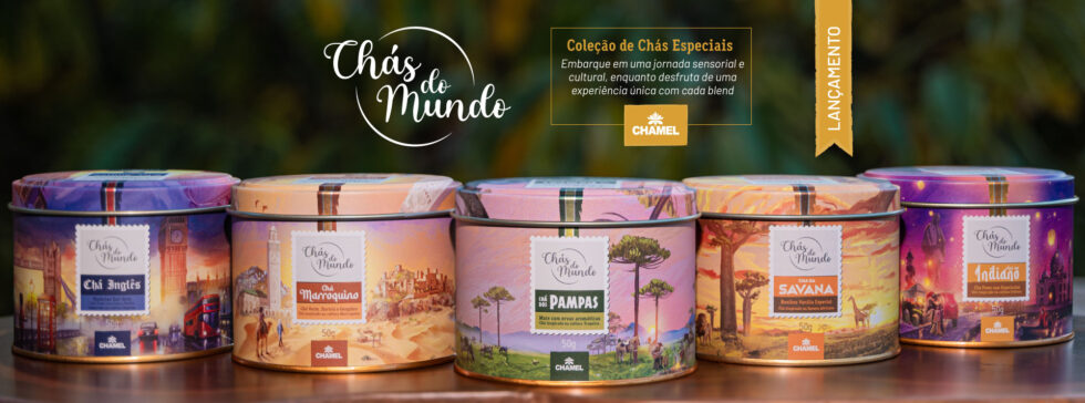 Chás do Mundo - Chamel Produtos Naturais