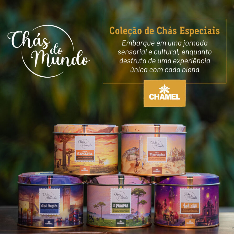 Chás do Mundo - Chamel Produtos Naturais